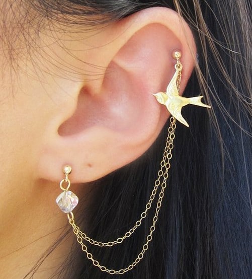 Piercing Oreille Les 30 Plus Beaux Piercings D oreille Femmes